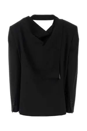 Dsquared2 Stretch Wool Blend Peek-a-boo Blazer