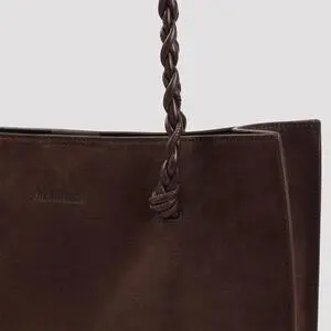 JIL SANDER Tangle Tote Bag - Brown