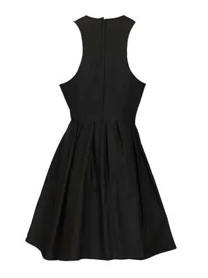 Sportmax Ara Sleeveless Washed Cotton Mini Dress