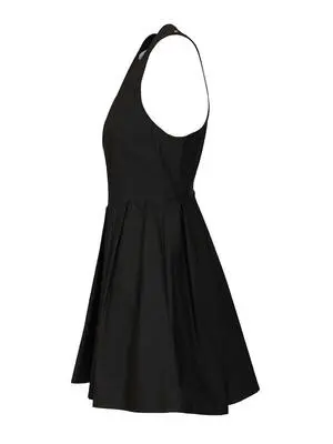 Sportmax Ara Sleeveless Washed Cotton Mini Dress