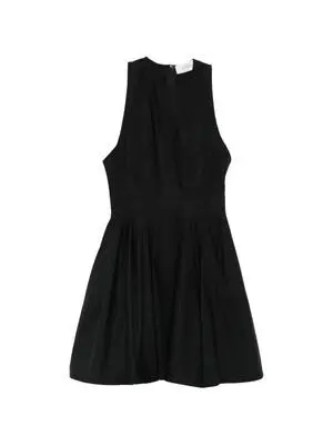 Sportmax Ara Sleeveless Washed Cotton Mini Dress