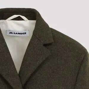 JIL SANDER Slim Straight Knee-lenght Coat