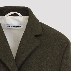 JIL SANDER Slim Straight Knee-lenght Coat
