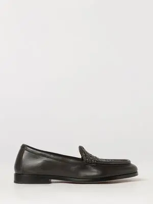 Bottega Veneta Silenzio Intrecciato Leather Loafers - Brown