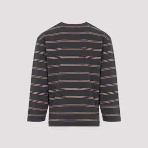 JIL SANDER L/s Striped T-shirt - Gray