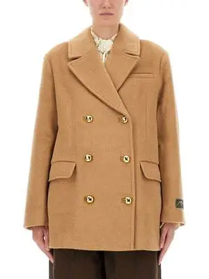 GANNI Blazer - Brown