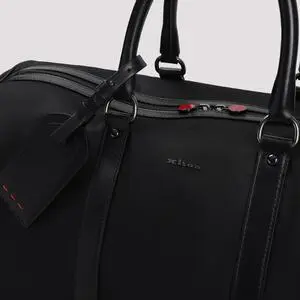 Kiton Polyamide Duffle Bag - Black