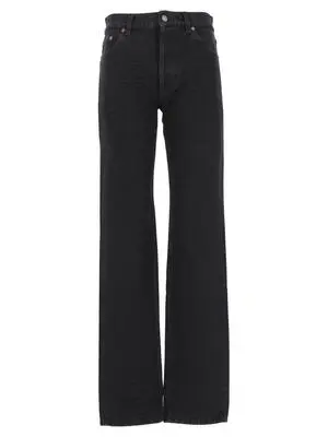 Saint Laurent Straight Jeans - Black