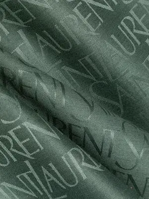 Saint Laurent Sciarpa Jacquard - Green