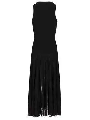 Alaïa Pleated Sheer Dress
