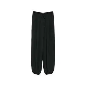 FORTE_FORTE Trousers Straight Trousers - Black