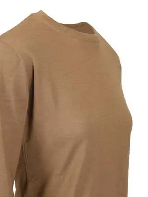 Max Mara Cashmere Crew Neck Sweater - Brown
