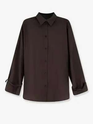 TOTEME Tie-cuff Wool Shirt - Multicolor
