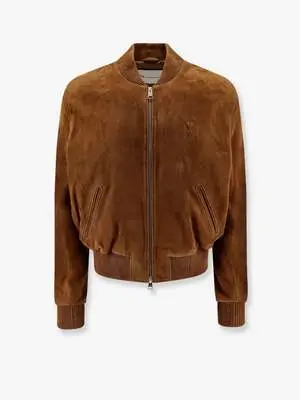 AMI Paris Suede Goatskin Jacket - Multicolor