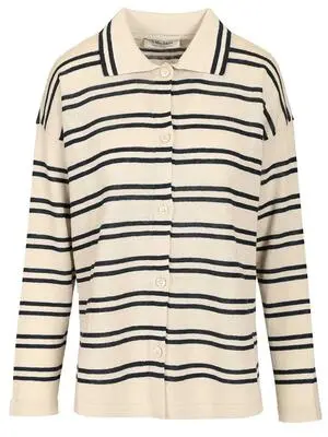 ' S MAX MARA S Max Mara Striped Linen Cardigan
