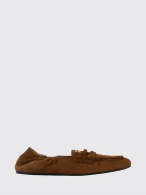 Miu Miu Leather Loafer - Brown