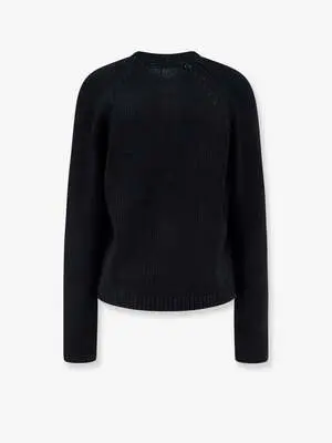 TOTEME Organic Cotton Cardigan - Black