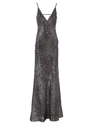 Missoni Sequin Lamé Viscose Blend Long Dress - Multicolor