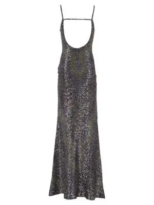 Missoni Sequin Lamé Viscose Blend Long Dress - Multicolor