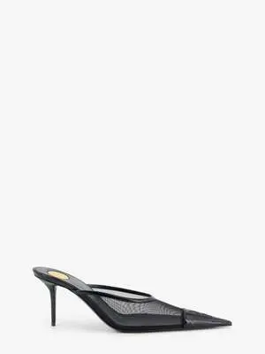 Saint Laurent Renee Mesh Pump With Cassandre Toe - Multicolor