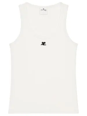 COURREGES Courreges Women 90`S Rib Tank Top
