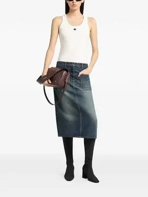 COURREGES 90`s Rib Tank Top