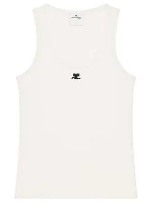 COURREGES COURREGES 90s Rib Tank Top