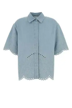 Zimmermann Denim Daylight Shirt - Blue