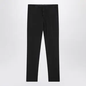 SANTANIELLO Trousers In Cotton - Black