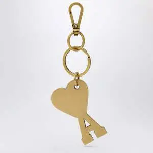 AMI Paris De Coeur Metal Keyring - Silver
