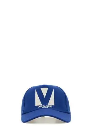 Valentino Garavani Electric Cotton Baseball Cap - Blue