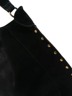 Isabel Marant Étoile Oskan Hobo Soft Suede Bag - Black