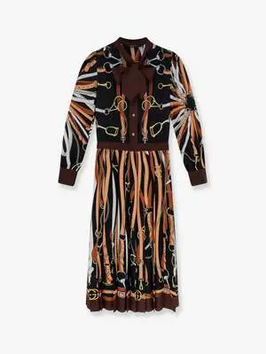 Gucci Chemisier Silk Dress - Multicolor