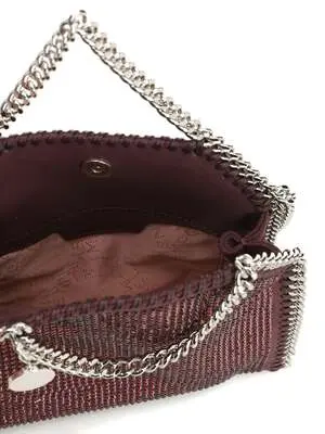 Stella McCartney Falabella Tiny Hotfix Crystals On Alter Suede
