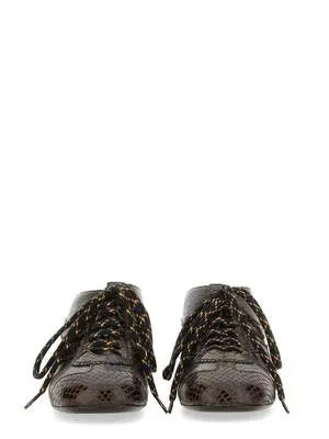 Dries Van Noten Leather Slip-on Mules - Brown