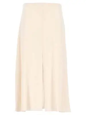 Valentino Garavani Silk Georgette Skirt - White