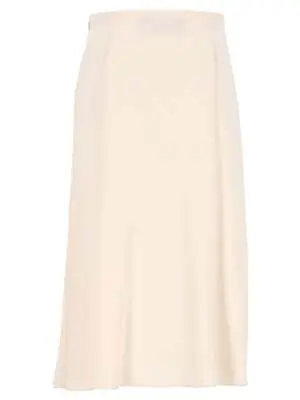 Valentino Garavani Silk Georgette Skirt - White