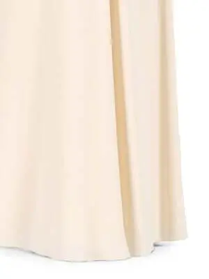 Valentino Garavani Silk Georgette Skirt - White