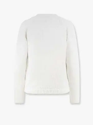 TOTEME Organic Cotton Cardigan - White