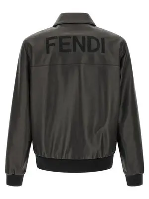 Fendi Leather Blouson