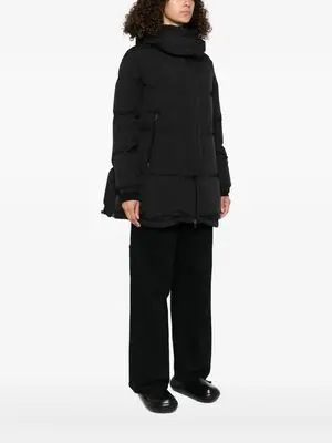 Herno Two Layers Hooded Puffer Coat - Black