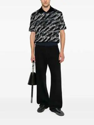 Jacquemus Straight-leg Jeans With Embroidered Logo