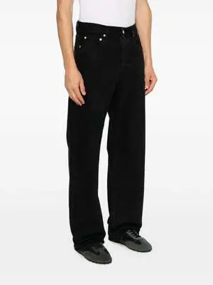 Jacquemus Straight-leg Jeans With Embroidered Logo