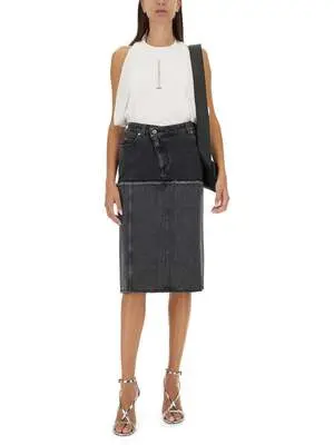 Alexander McQueen Denim Skirt