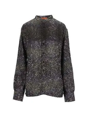 Missoni Oversized Shirt With Sequin Appliqu - Multicolor
