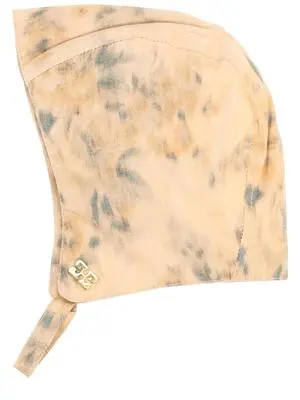 GANNI Cap With Print - Cream