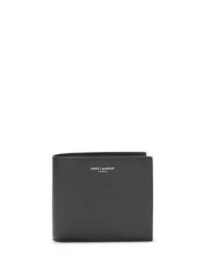 Saint Laurent Leather Wallet - Black