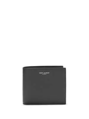 Saint Laurent Leather Wallet - Black