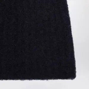 ROBERTO COLLINA Cashmere Ribbed Beanie - Blue