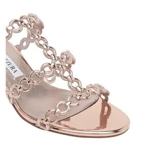 AQUAZZURA Chain Pump Sandals - Pink